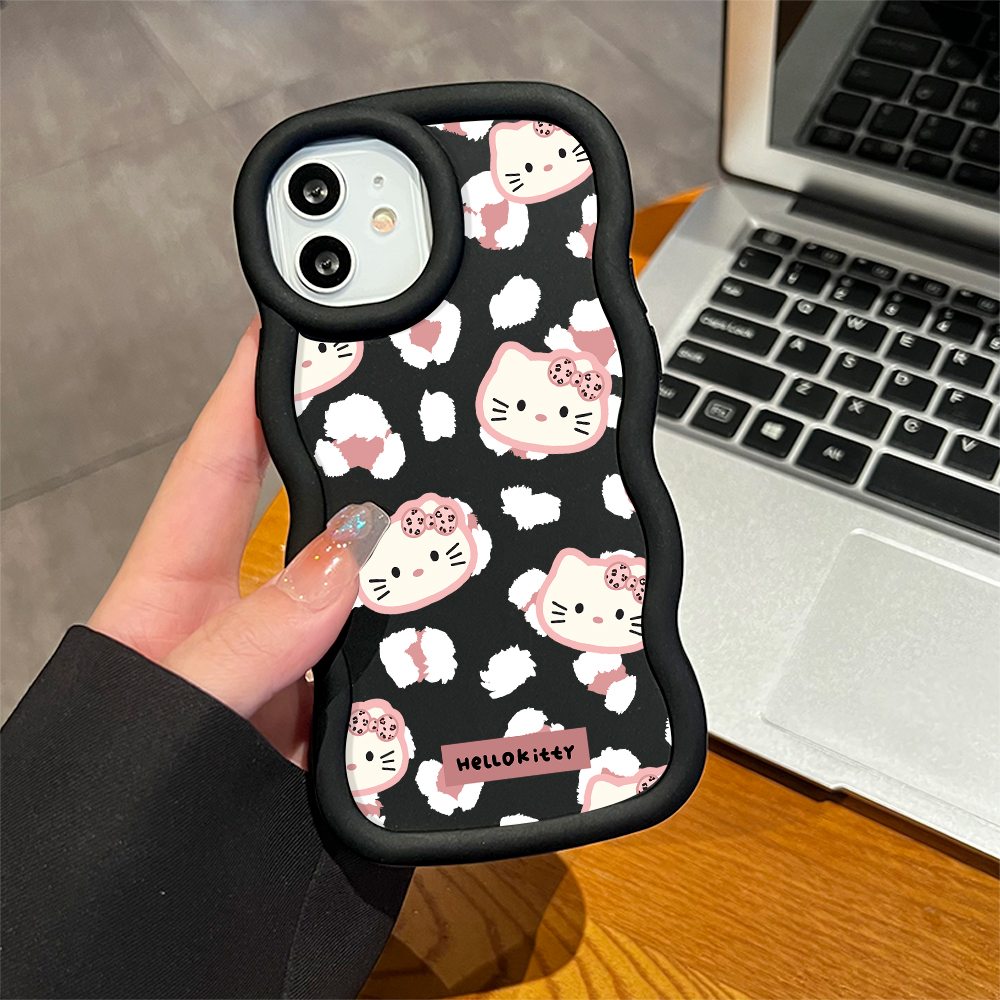 AMORVOR for Samsung S22 Ultra 5G Back Cover Leopard Print KT Cat ...