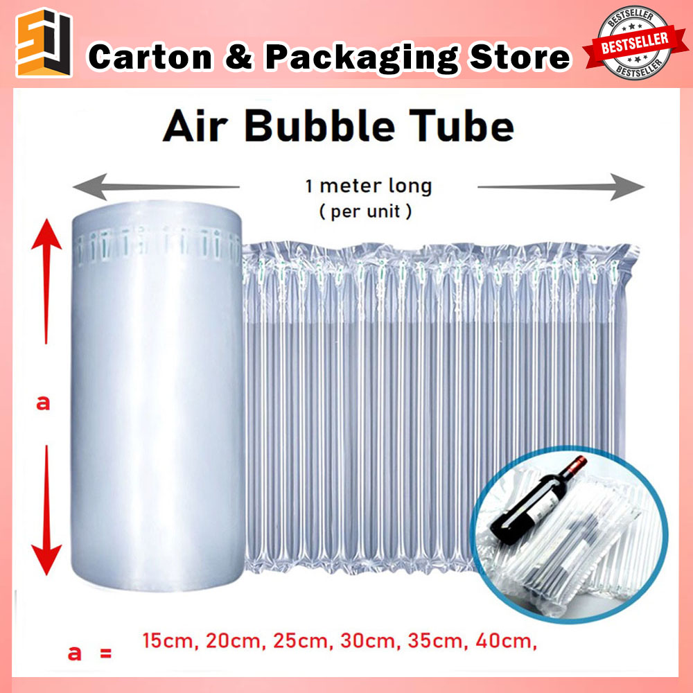 1 Meter Inflatable Air Bubble Wrap Air Packaging Protective Bubble | Lazada