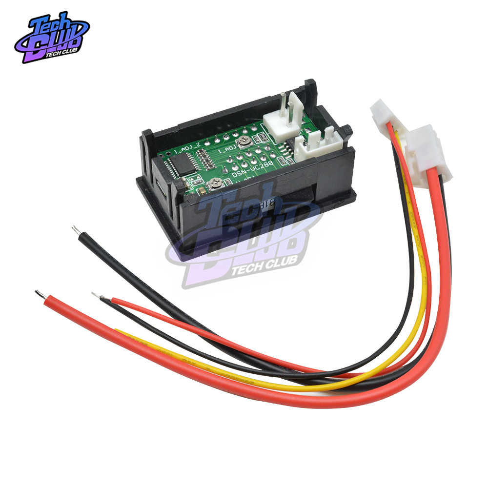 Digital Voltmeter Ammeter Dc 100v 10a 50a 100a Led Display Panel Amp ...