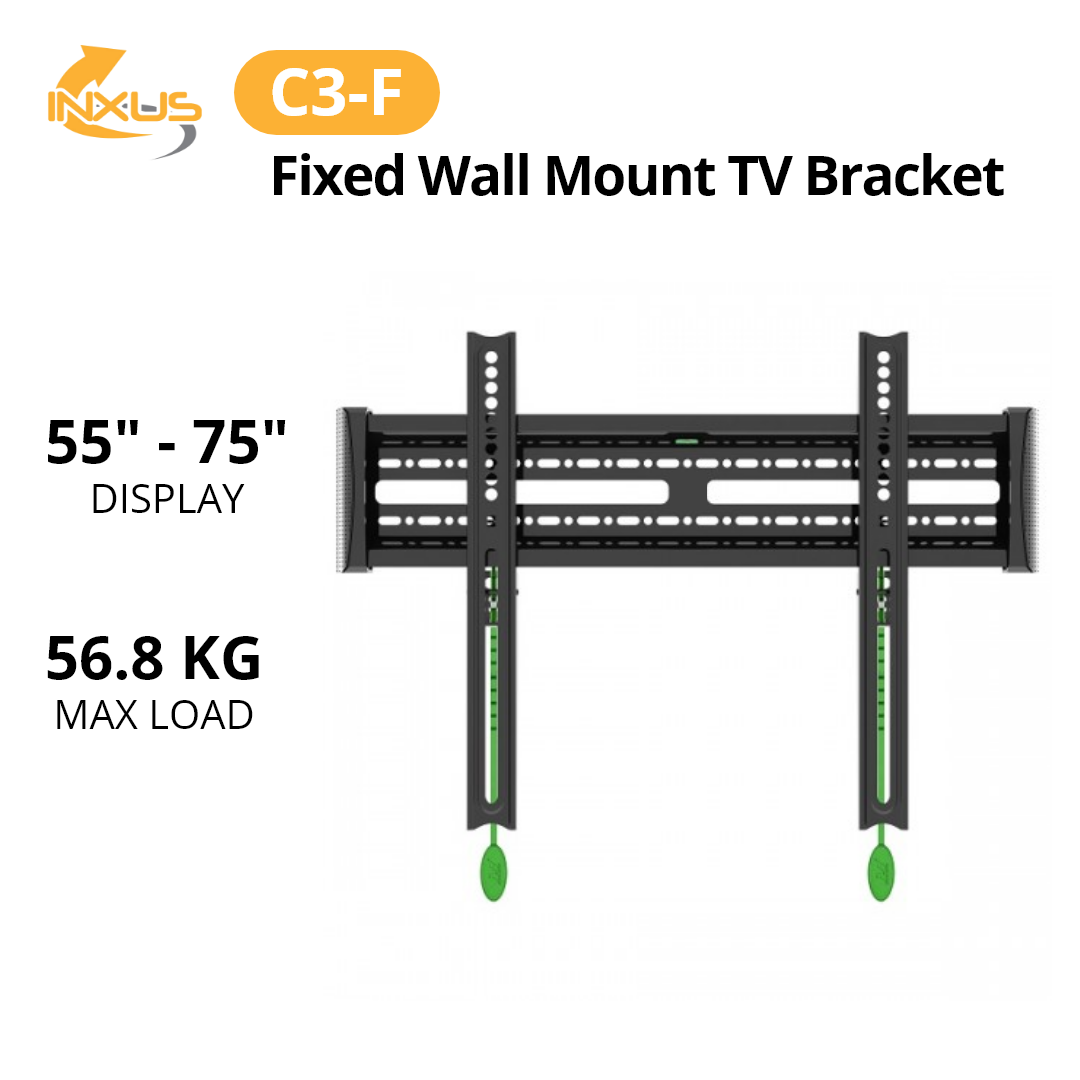 (SG) Wall Mount TV Bracket for 55" - 75" / INXUS C3-F / Fixed Mount ...