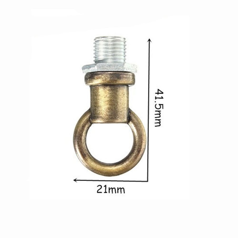 Retro 10mm Thread Light Hook Metal Round Chandelier Hook Light Fitting ...