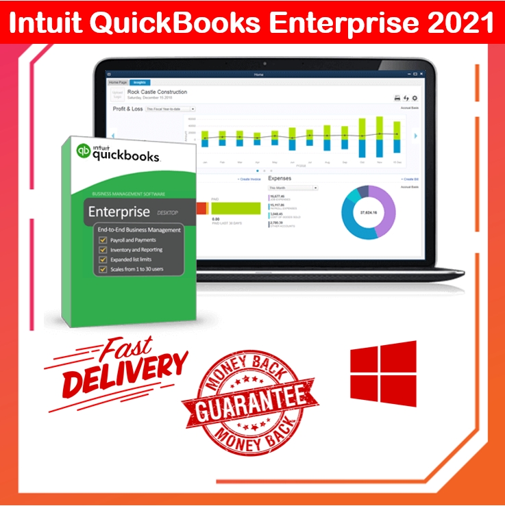 Intuit QuickBooks Enterprise Accountant 2021 [ Delivery Email only ...