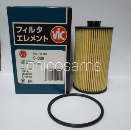 Vic Oil Filter O-009 CHEVROLET CRUZE/ORLANDO/SPIN/SONIC (O009) | Lazada PH