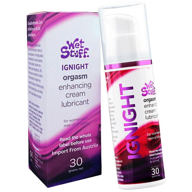 澳洲女用高潮液[Authentic] Wet Stuff Ignight orgasm Enhancing Cream Lubricant (Pelincir Peribadi) Wet ...