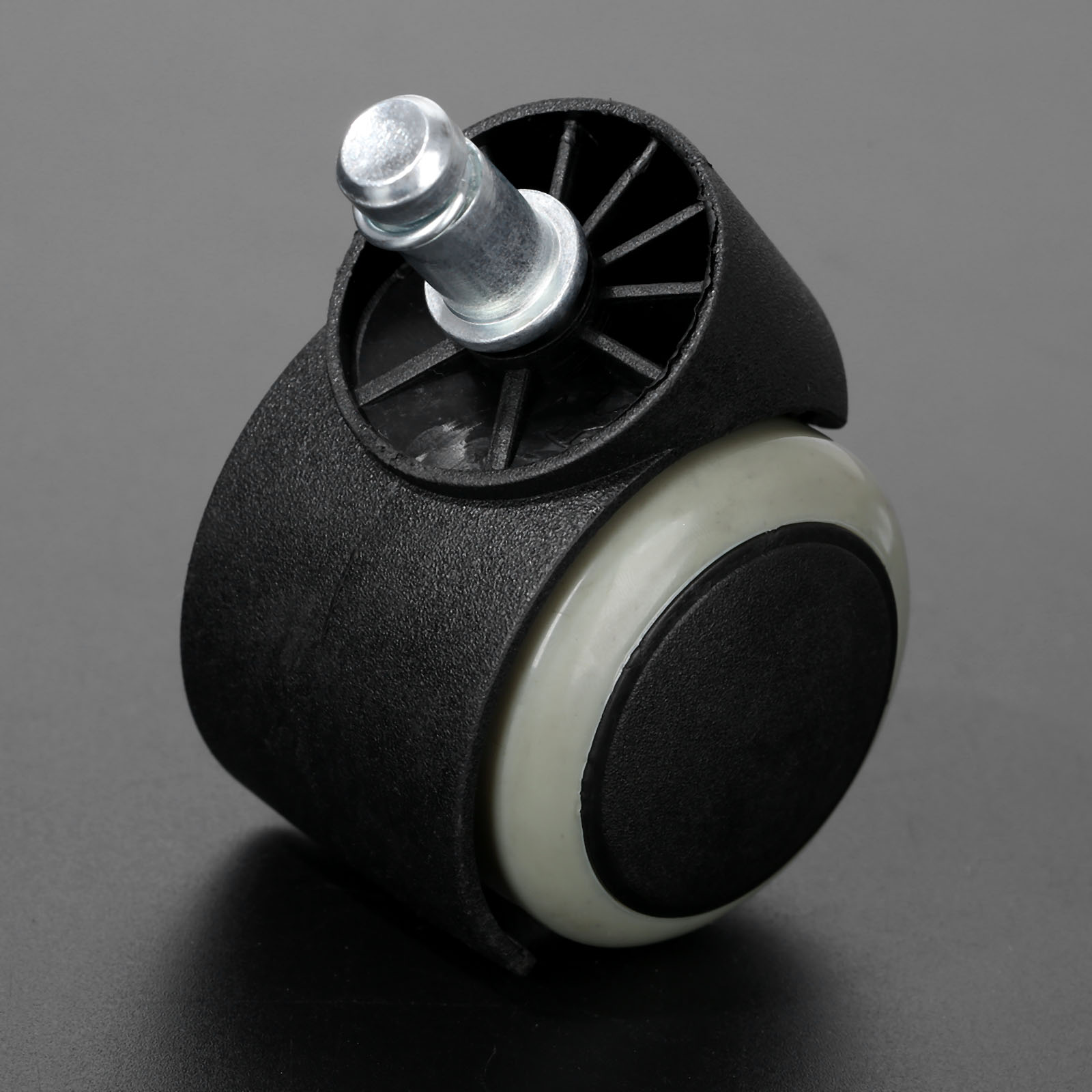 1pc Rubber Computer Chair Roller Caster Wheels Degree Swivel 50mm ...