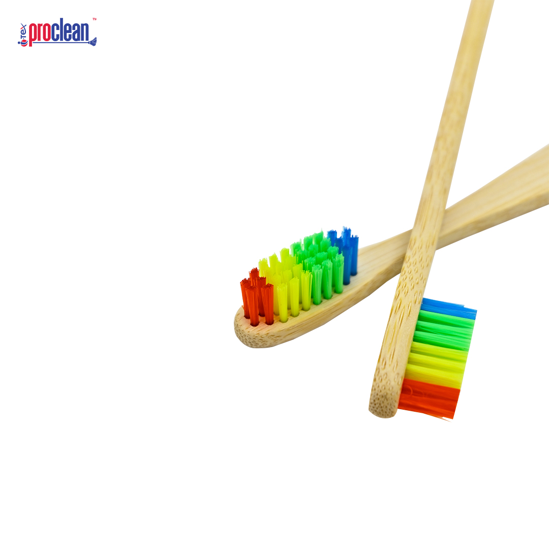 Proclean Ultra Soft Bamboo Colorful Toothbrush Oral Care Wooden Tooth ...
