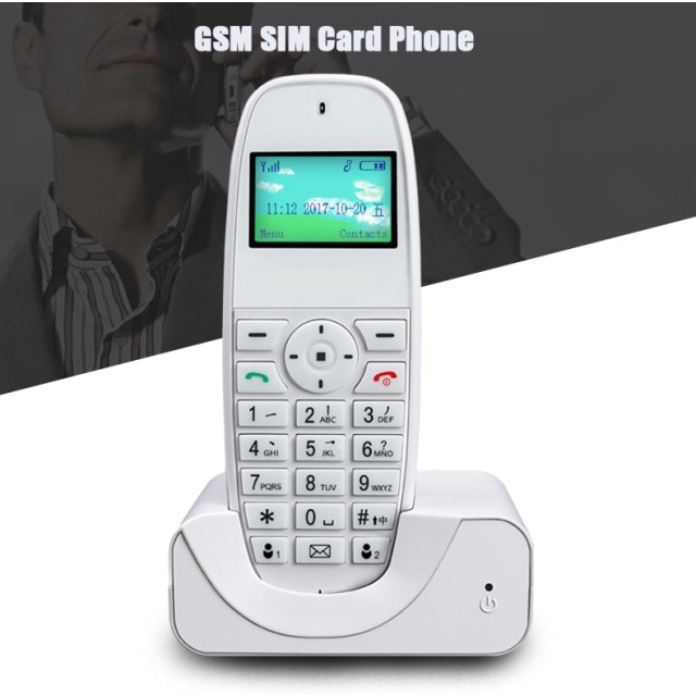 GSM Cordless Phones Support 2G 3G GSM SIM Card Wireless Phone With SMS ...