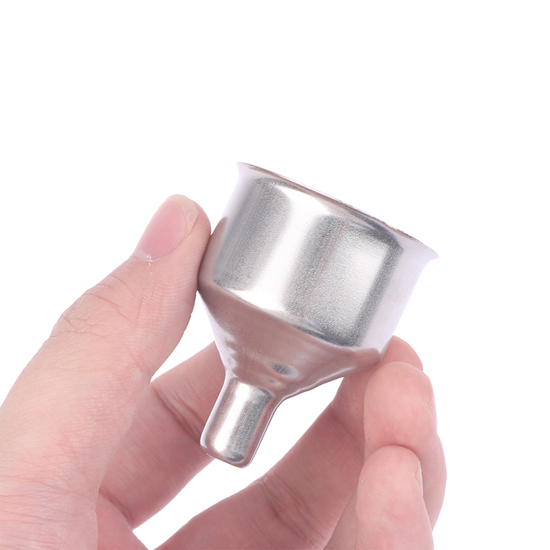 2Pcs Funnel Stainless Steel Portable Mini Small Mouth Funnels Bar Wine ...
