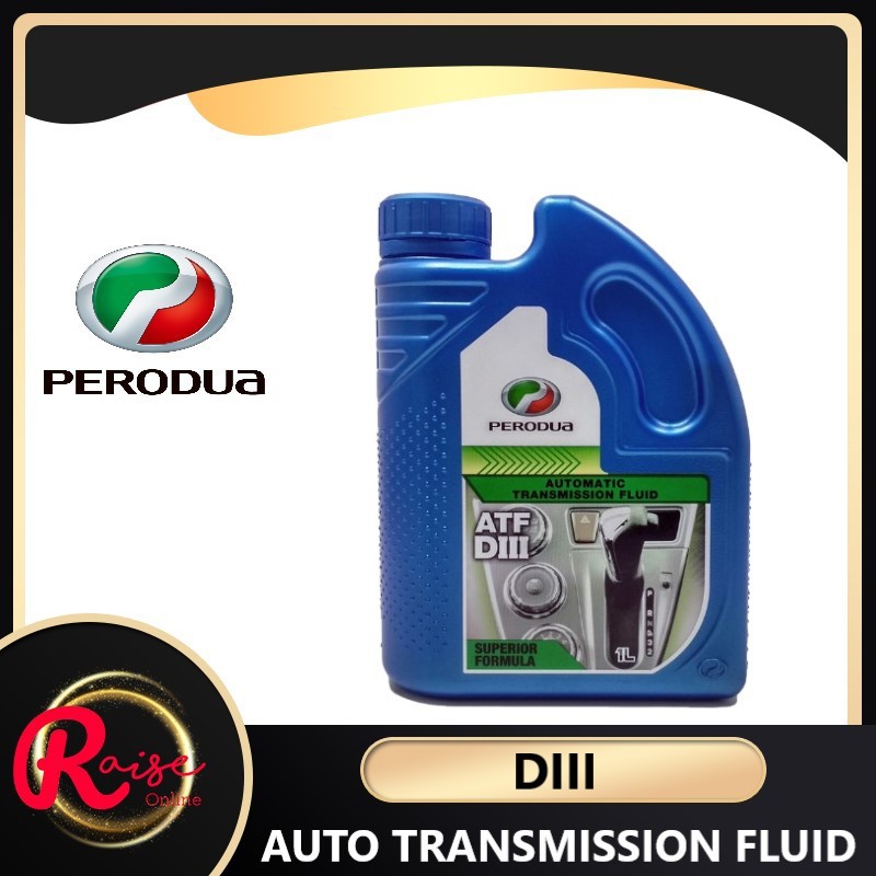 Perodua ATF D-III AUTO TRANSMISSION FLUID Gear Oil 1L Viva Kenari ...