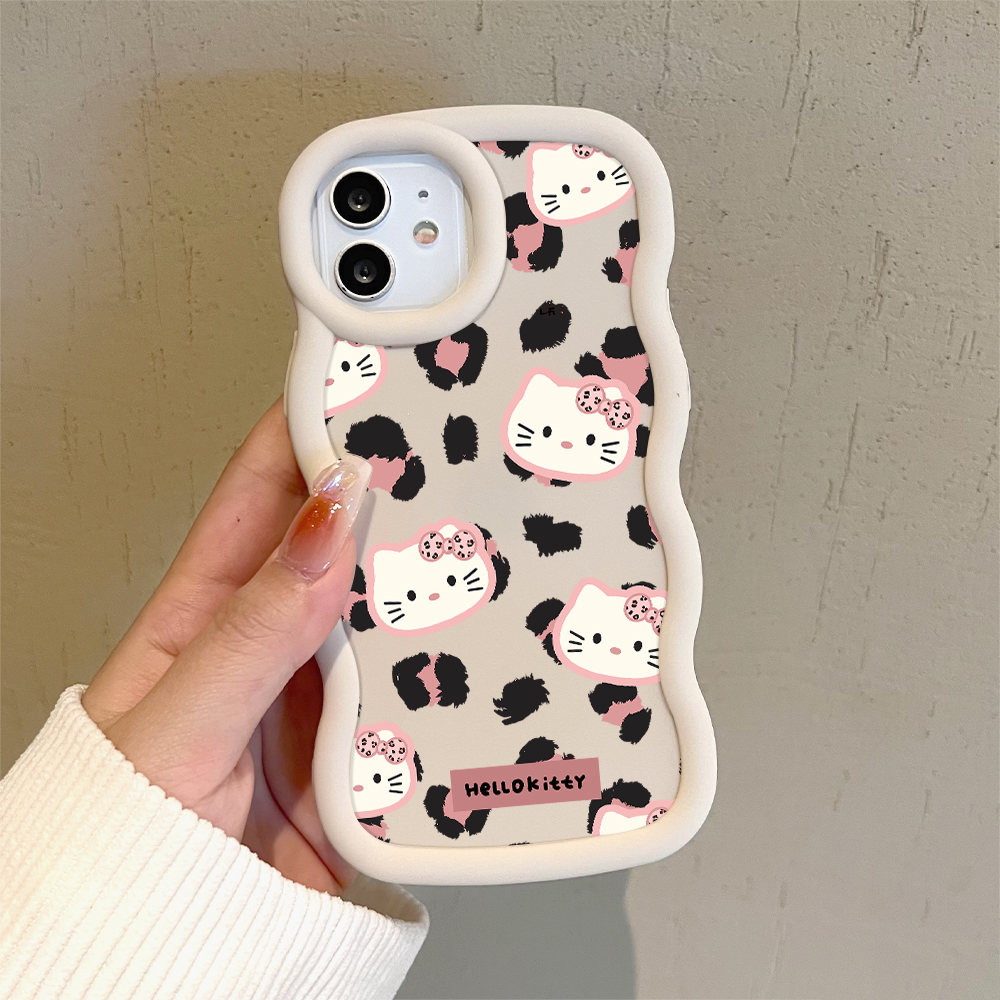 AMORVOR for Vivo Y03 Y18 Y18E Y18S Back Cover Leopard Print KT Cat ...