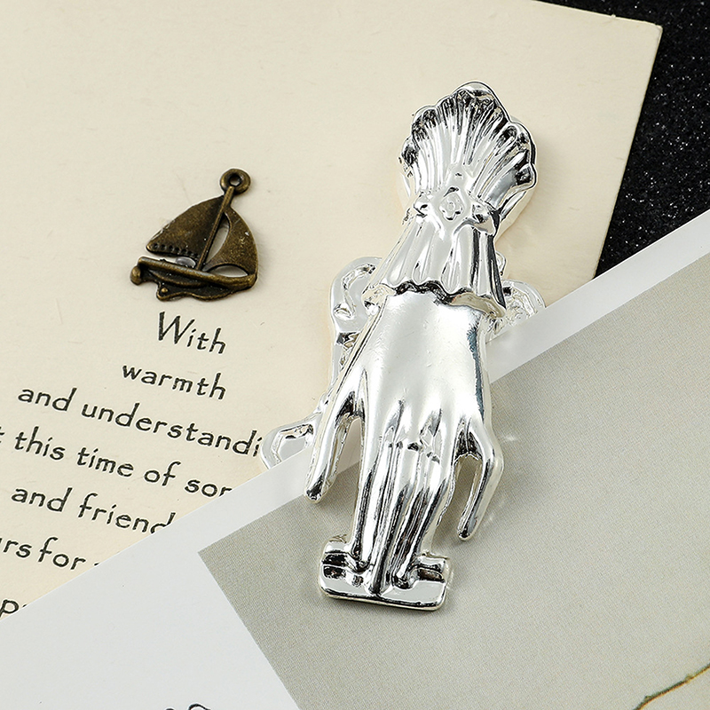 Vintage Exquisite Lady Hand-shaped Decoration Clip Bill Clip Travel ...