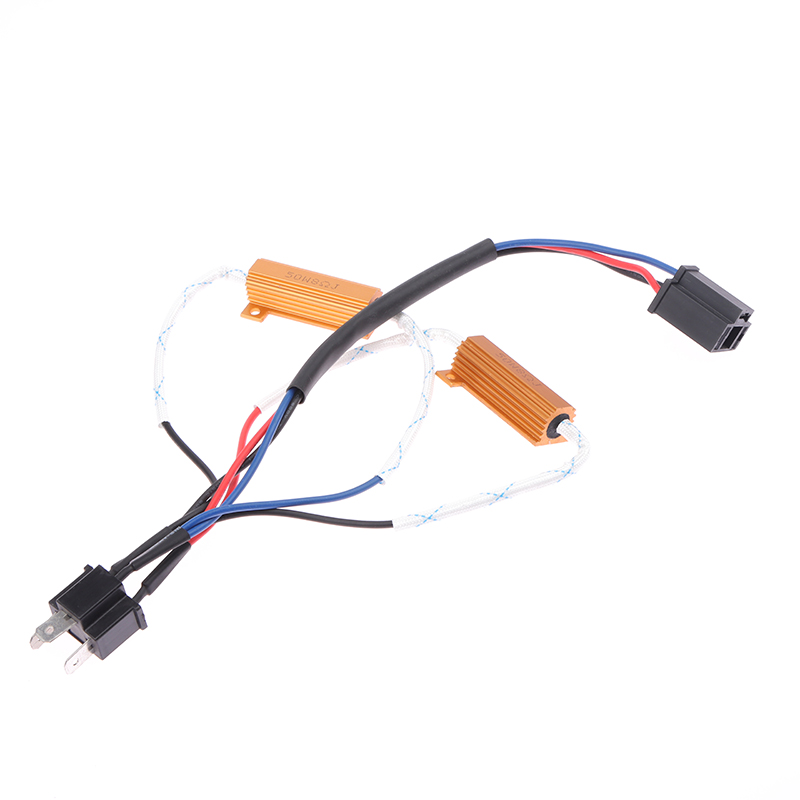 1PC Car Load Resistor Error Canceller LED Decoder Canbus Free Wiring ...