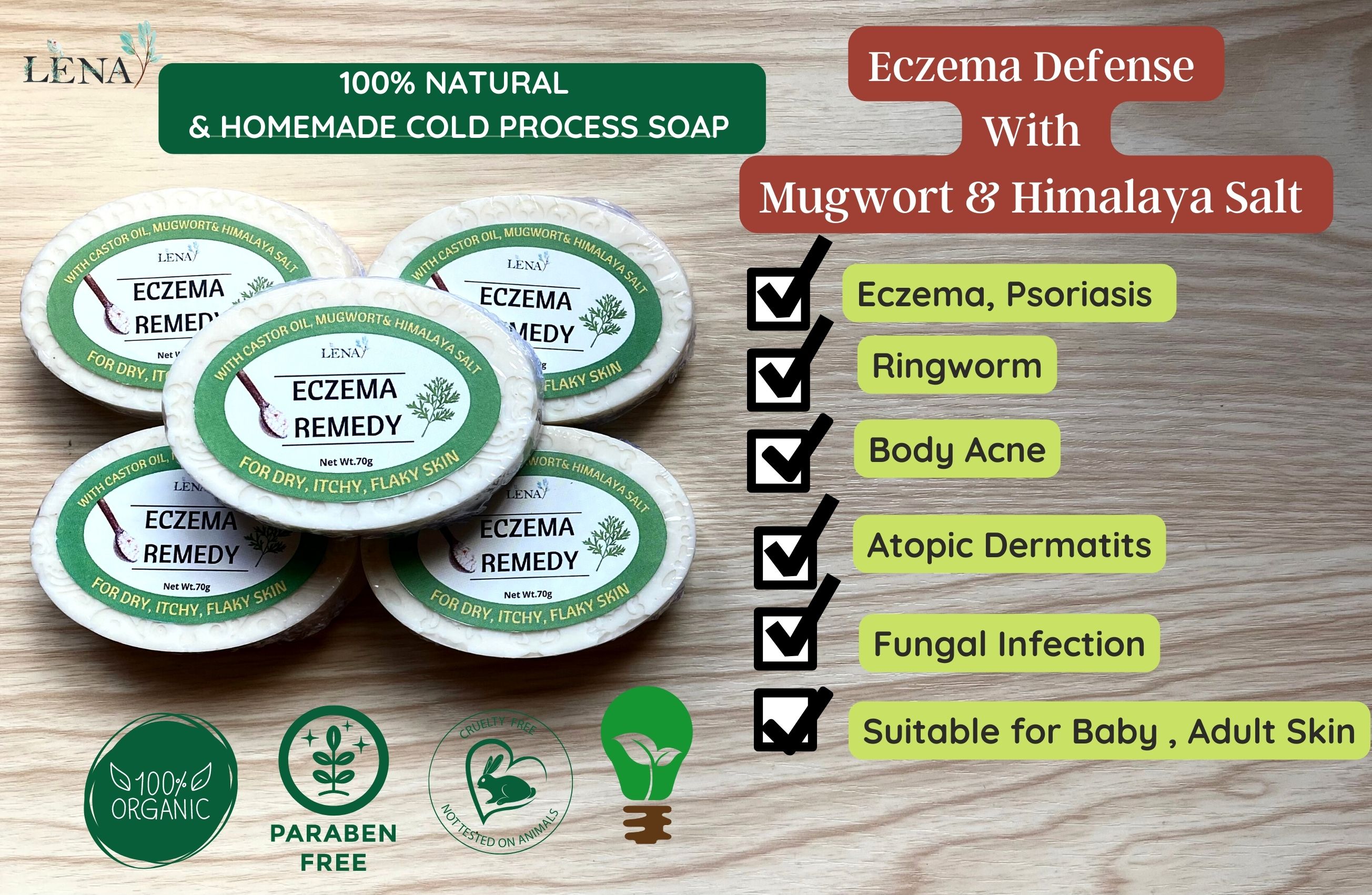 Eczema Defence Soap 70g+/- | Lazada