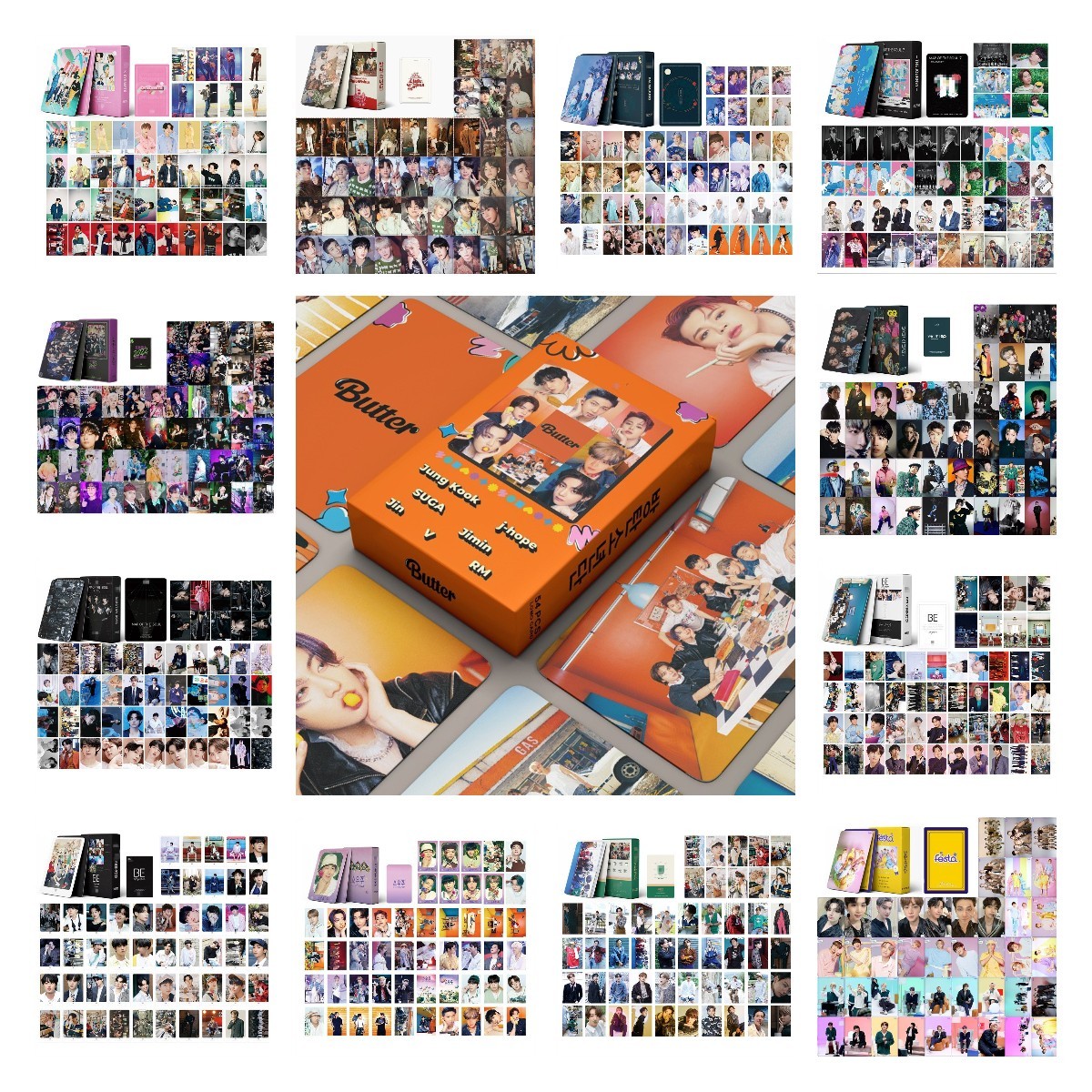 【Yibei Fairy Tale Toy City】Bangtan Boys Lomo Map Poster New Album Boter ...