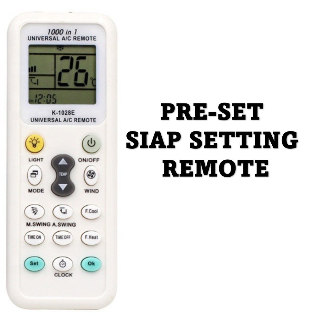 Universal Air Conditioner Remote Control K-1028E / Multi Remote Control ...