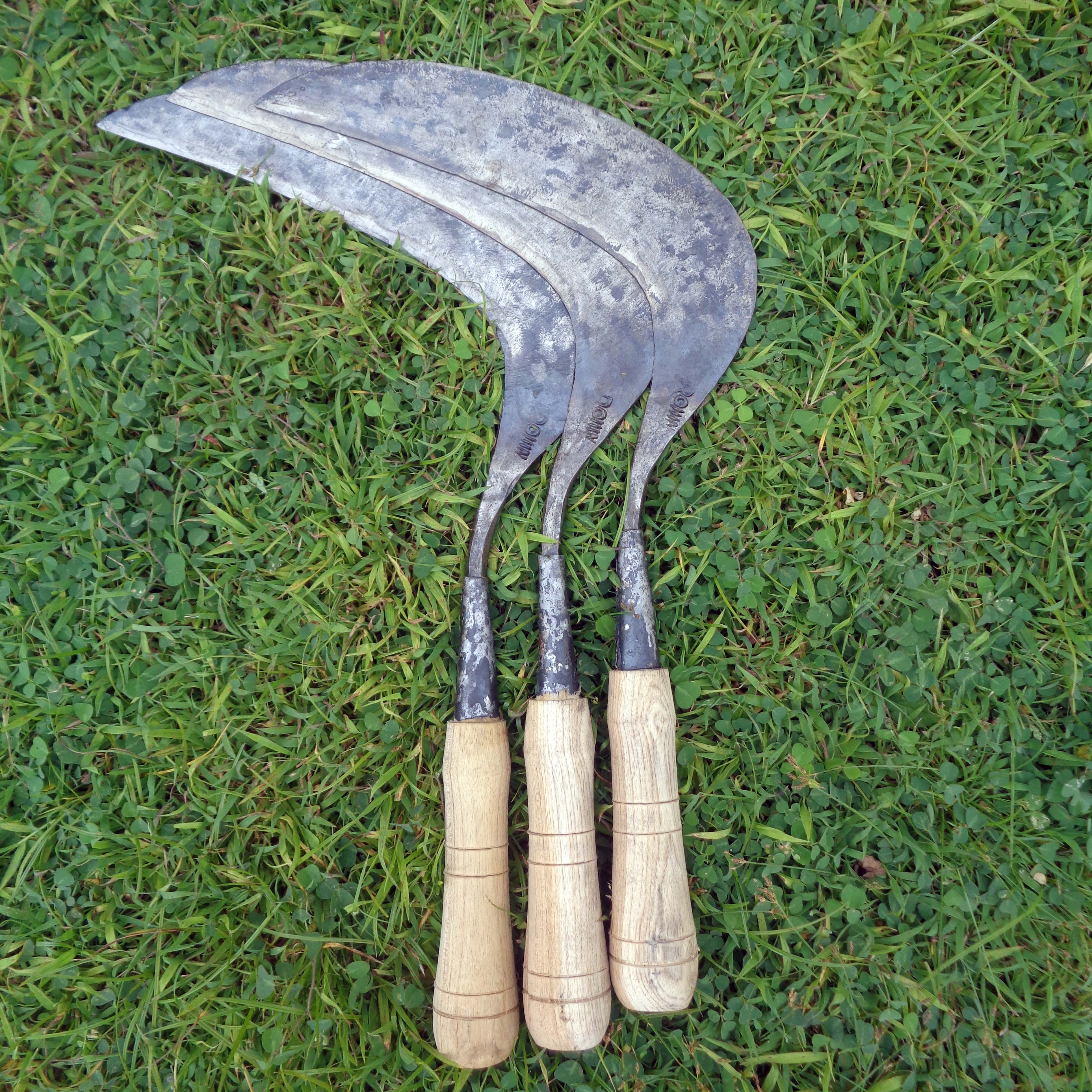 Arit Rumput Cap ROJIIN Asli Bahan Baja Isen Roda Gila Tajam Bergaransi ...