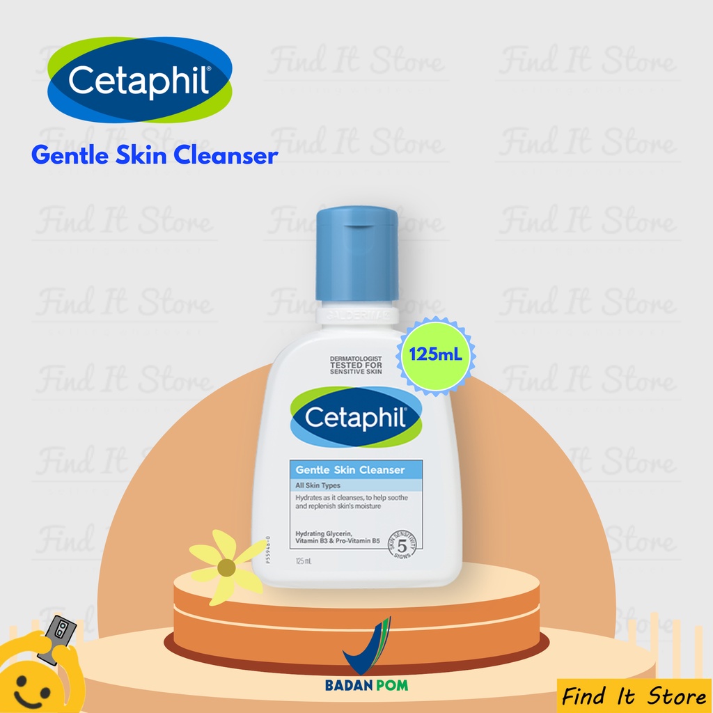 Cetaphil Gentle Skin Cleanser Sabun Cuci Muka 59ml 125ml 250ml BPOM ...