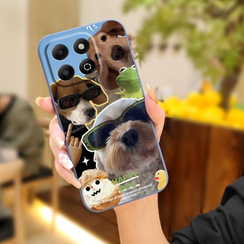 Skin feel silicone Soft Case Phone Case For Honor X6b Simplicity cute ...