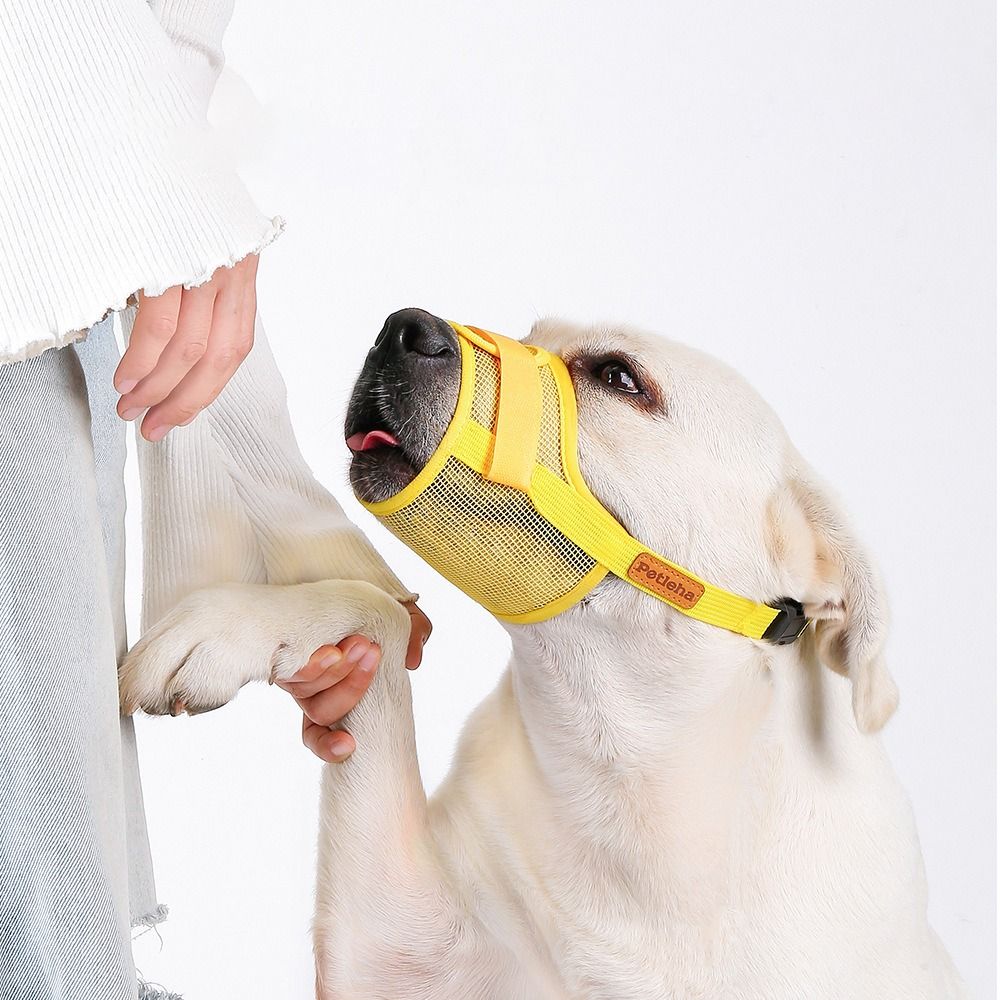 Pet Accessories Adjustable Anti Barking Dog Muzzle Breathable Soft Dog ...