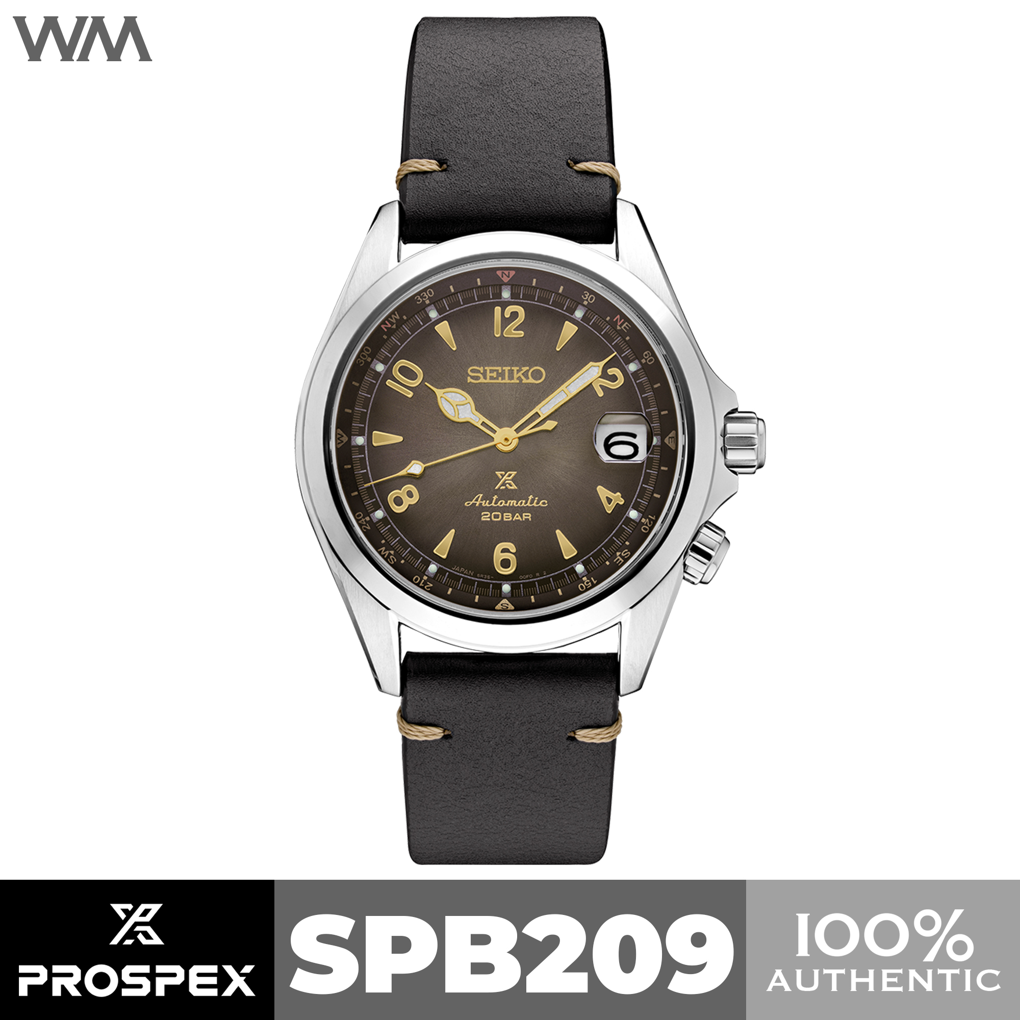 Seiko Prospex Alpinist Sunbeam Forest Automatic Watch SPB209 SPB209J1 ...