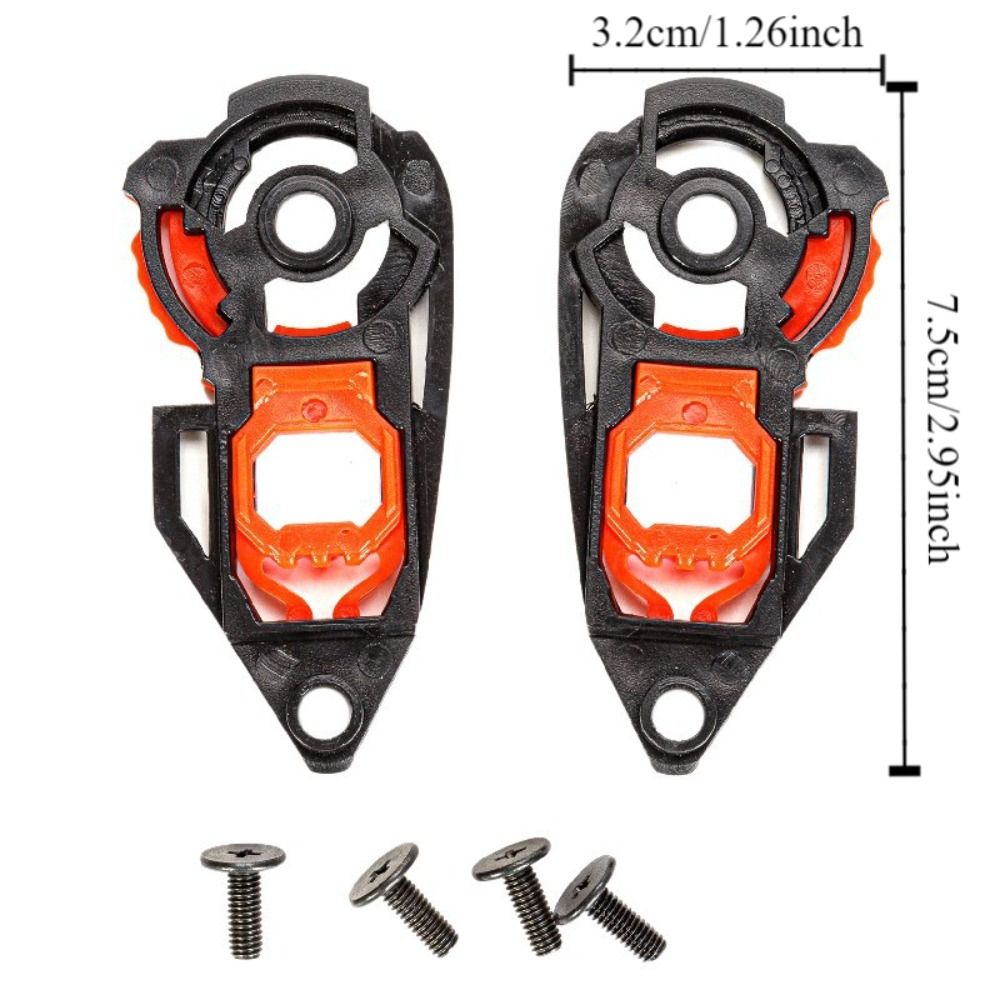 Mechanism Nose Protector Helmet Visor Base Lock PC Pair Gear Base ...