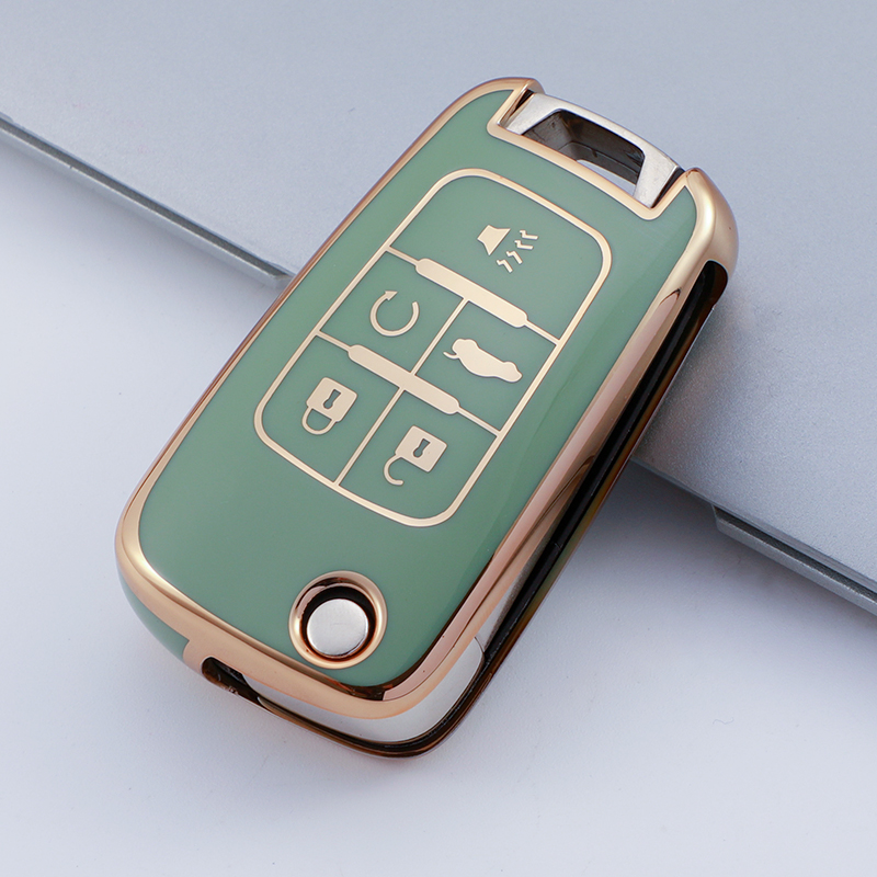 Car Flip Key Fob Case Key Cover for Chevrolet Equinox Volt Cruze Impala ...