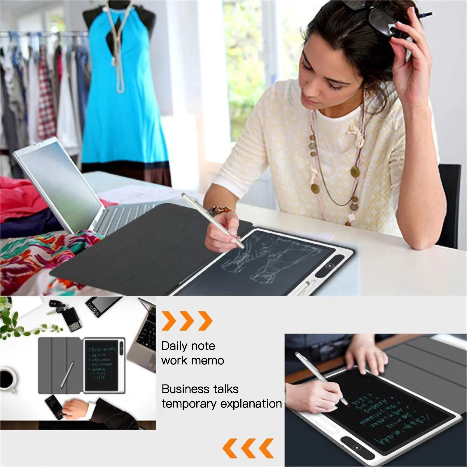 10.1 Inch LCD Writing Handwriting Pads Portable Electronic Board ultra ...