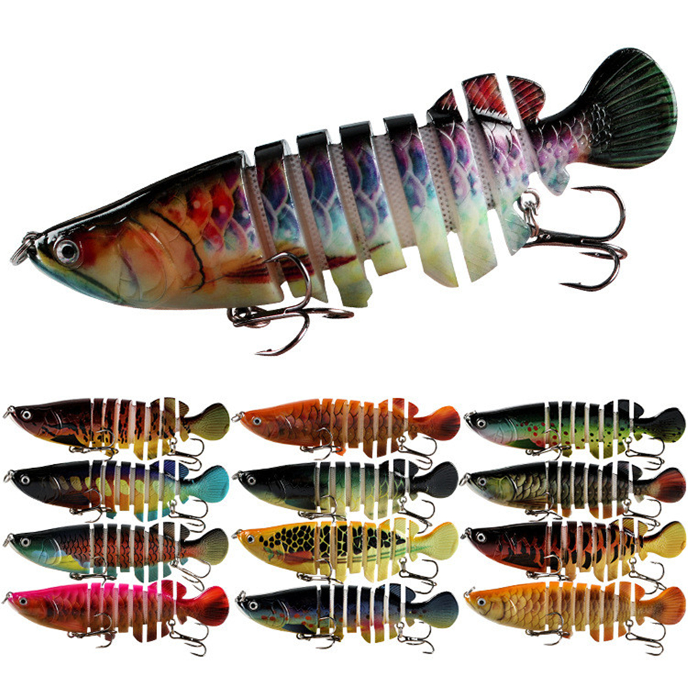 【M.M Hardware 】1Pcs Swim Bait Fishing Lures 11cm 18.6g Artificial Multi ...