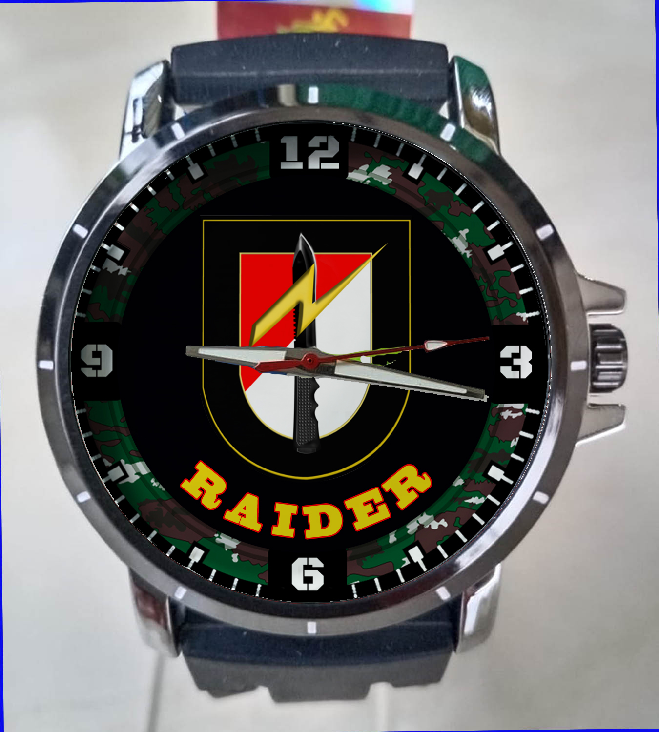 RAIDER TNI AD art Jam Tangan Pria Background STIKER DOANG Custom Gambar ...