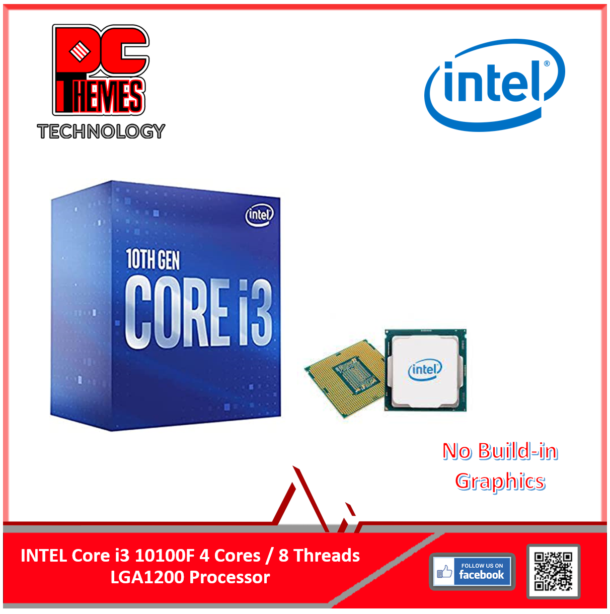 INTEL Core i3-10100F 4 Cores / 8 Threads LGA1200 Processor | Lazada Singapore