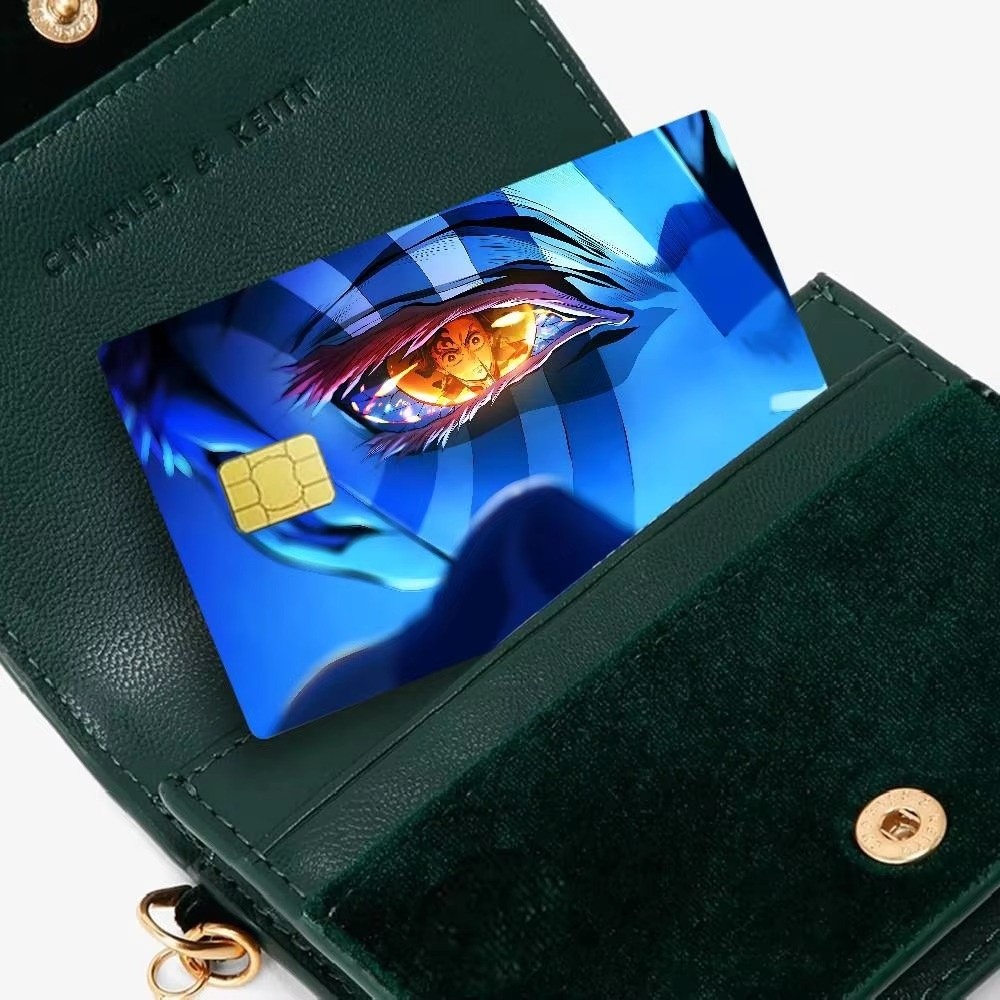 Bank Card Protection Demon Slayers Card Sticker Removable Stickers ...