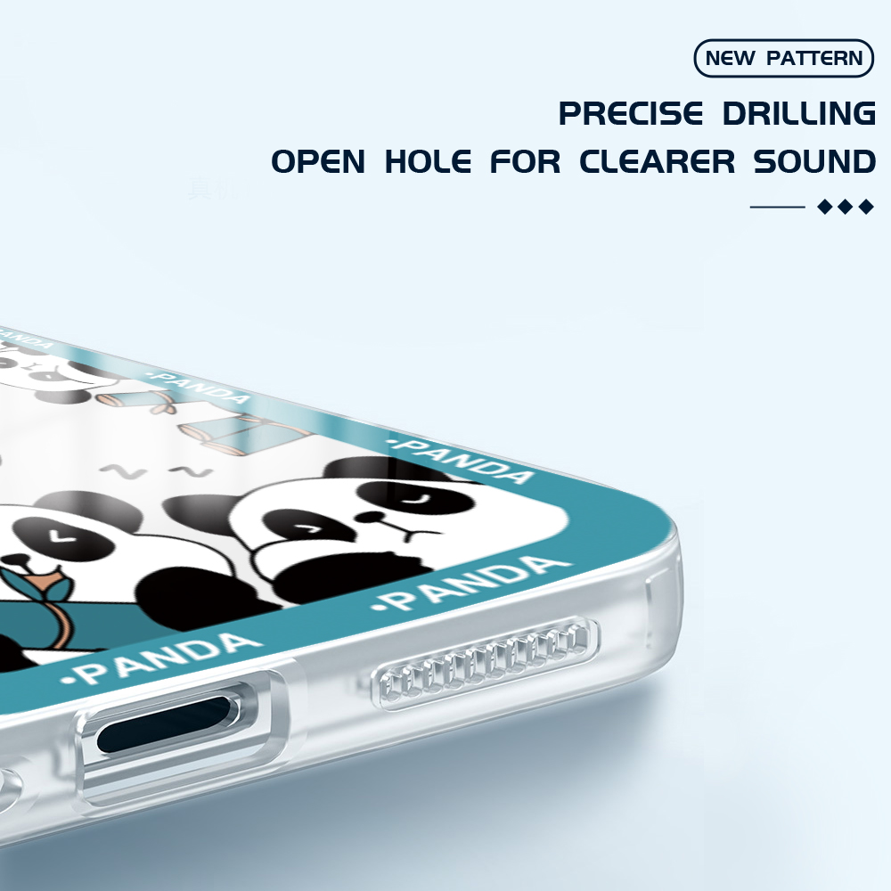 YYDS for Redmi A5 4G Back Cover Cute Panda Transparent Silicone Soft Case full lens protection ...