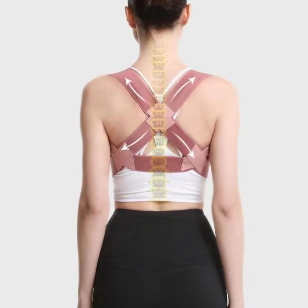 Invisible Back Posture Corrector Adjustable Back Brace Support Belt ...
