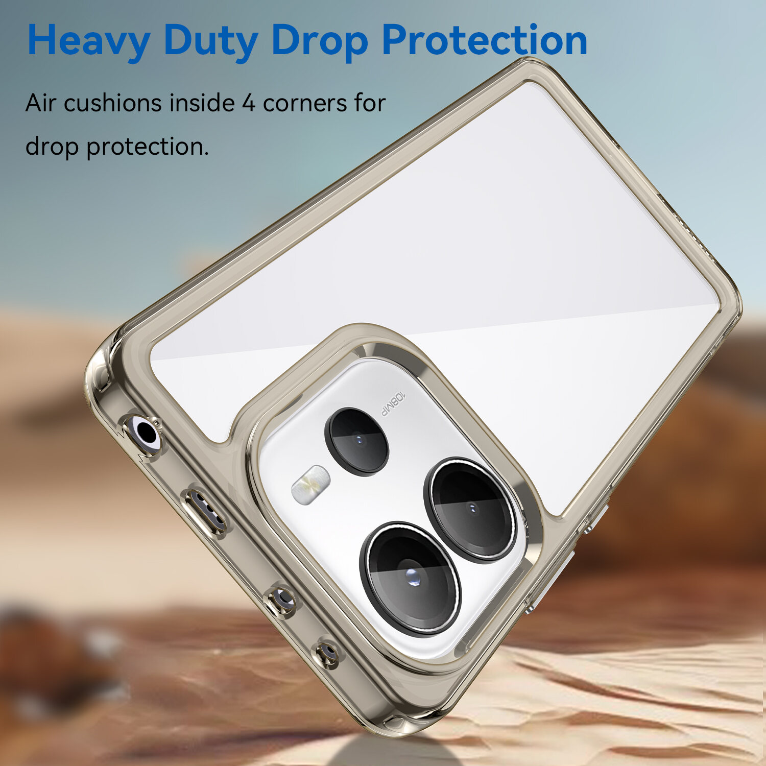 lthmy for Xiaomi Redmi Note 14 Pro 4G case Transparent Hard Back with ...