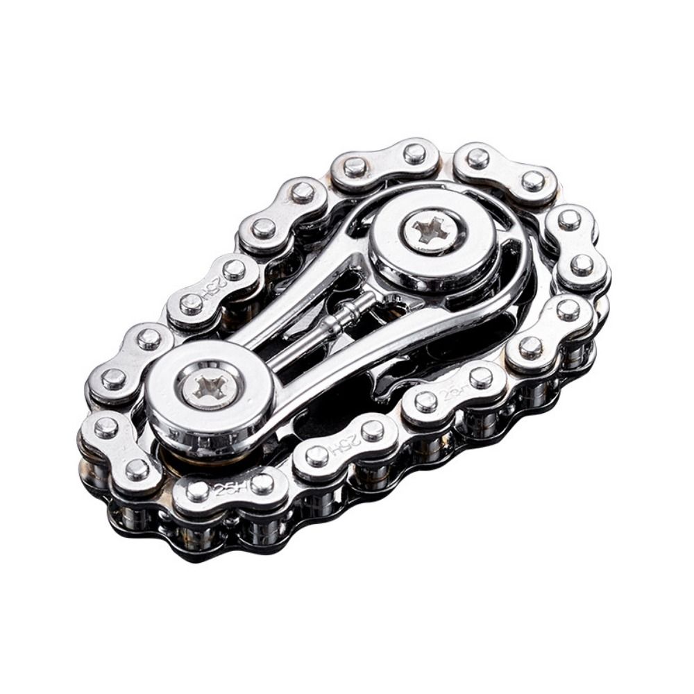 Sprocket Flywheel Chains Gear Fingertip Gyro Mechanical Spinning Top ...