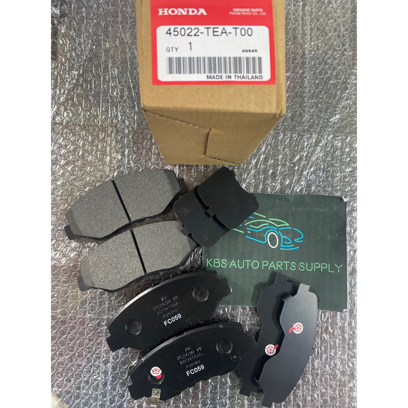 HONDA TEA CIVIC FC 2016-2019 FRONT BRAKE PAD/ DEPAN DISC PAD 45022-TEA ...