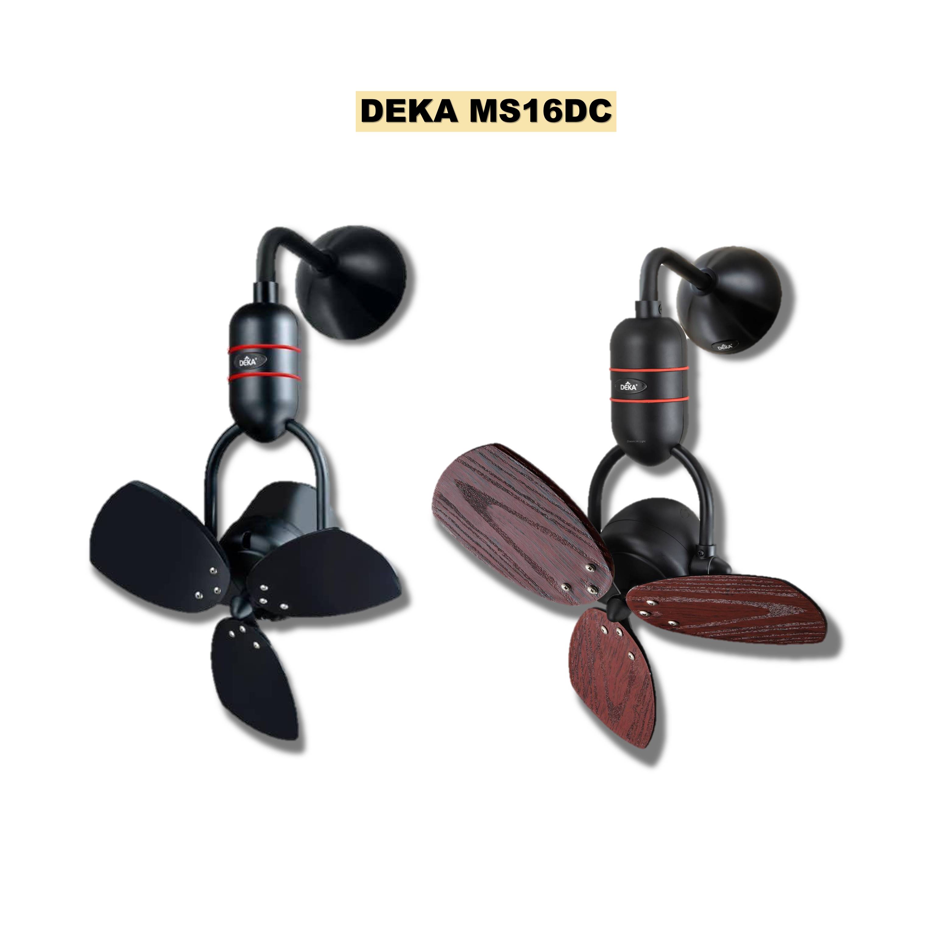 DEKA MS16DC MDC 3 | MAVA MV100 Designer Mounted Wall Fan Kipas Dinding ...
