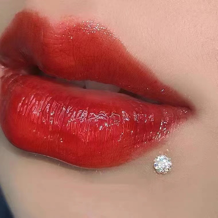 New Lip Nail Shambhala Full Diamond Ball Lip Nail T-shaped Flat Bottom ...