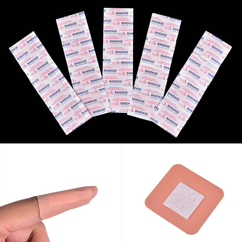 20Pcs/Pack Waterproof Medical Adhesive Wound Dressing Band Aid Bandage ...