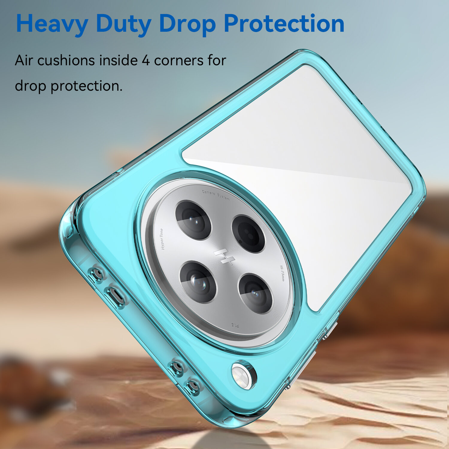lthmy for Oppo Find X8 Pro case Transparent Hard Back with Shockproof ...