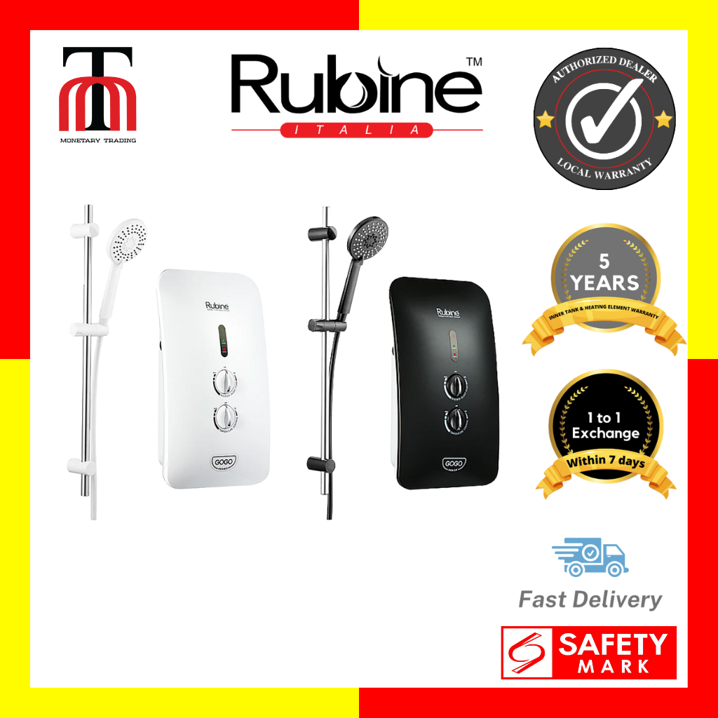 Rubine Electric Instant Water Heater With DC Pump RWH-933P | Lazada ...