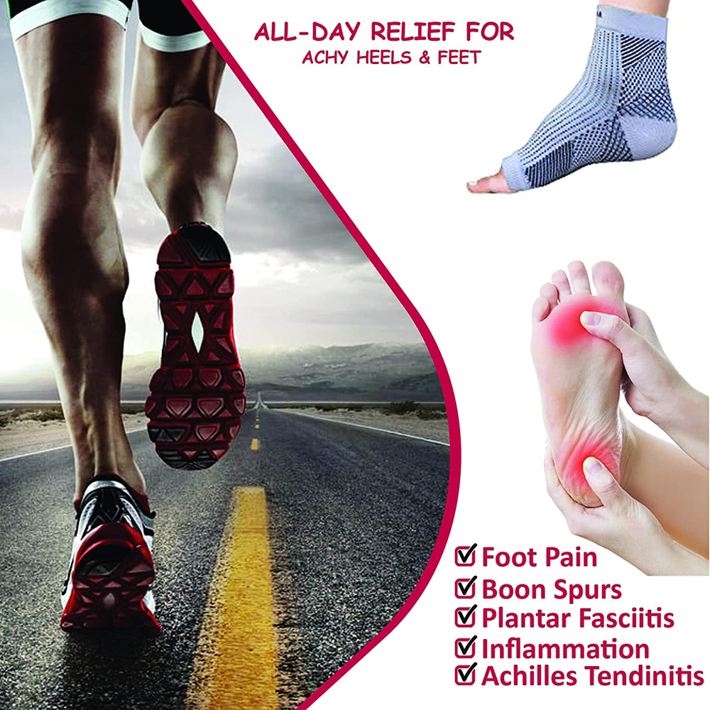 【DelishSphere】1PC Foot Angel Anti Fatigue Foot Sleeve Ankle Support ...