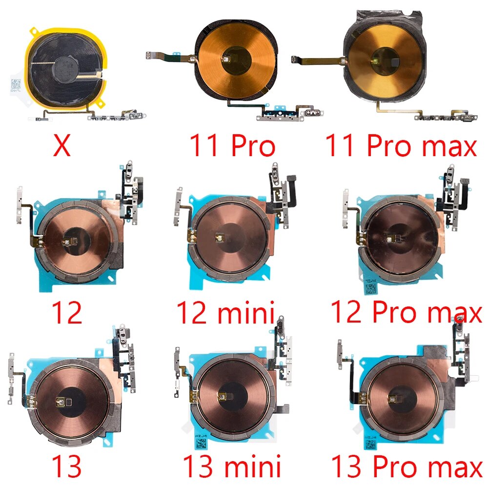 NFC Chip For iPhone X XR XS 11 12 13 Pro Max Wireless Charging Charger ...