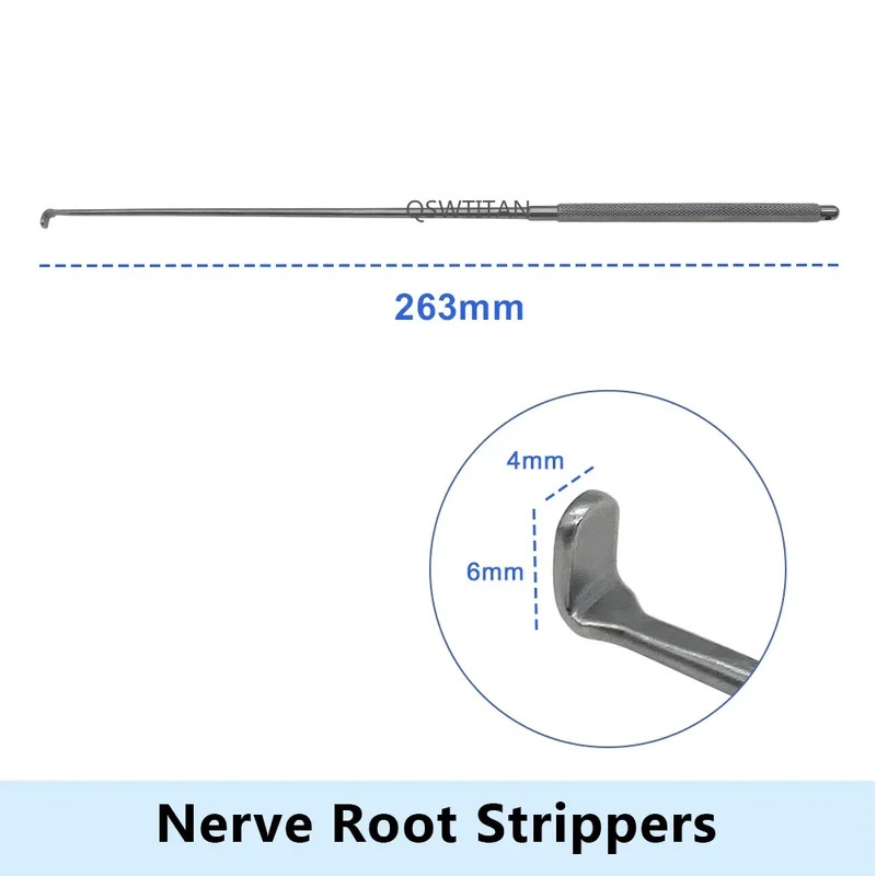 KITA-สแตนเลสสตีล Dual Channel Nerve Root Strippers มีด Nerve Retractor ...