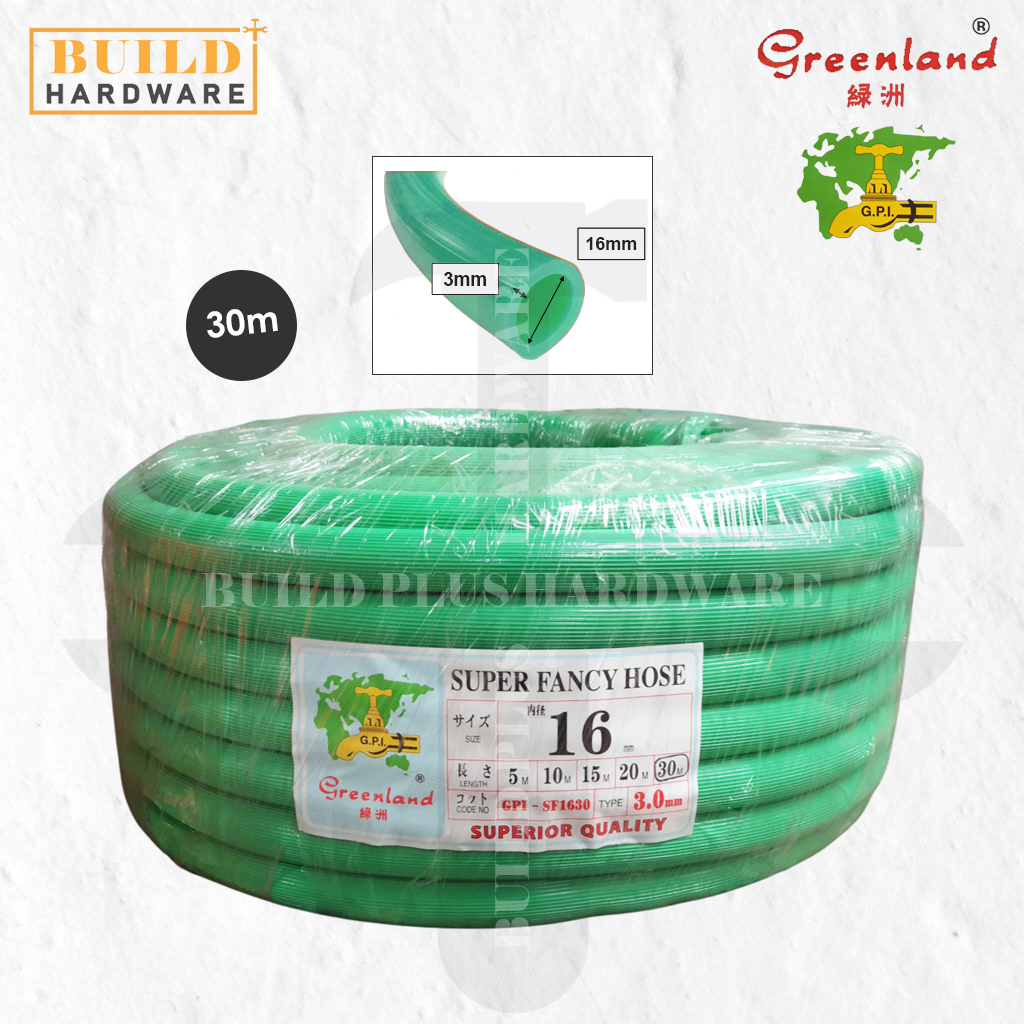 GREENLAND 5m/10m/15m/20m/30m x 2mm/2.5mm/3mm Super Fancy Hose 007/GPI ...