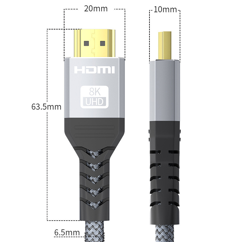 8K/60Hz 4K/120Hz HDMI 2.1 Cables Adapter For Roku TV PS5 PS4 HDTV RTX ...