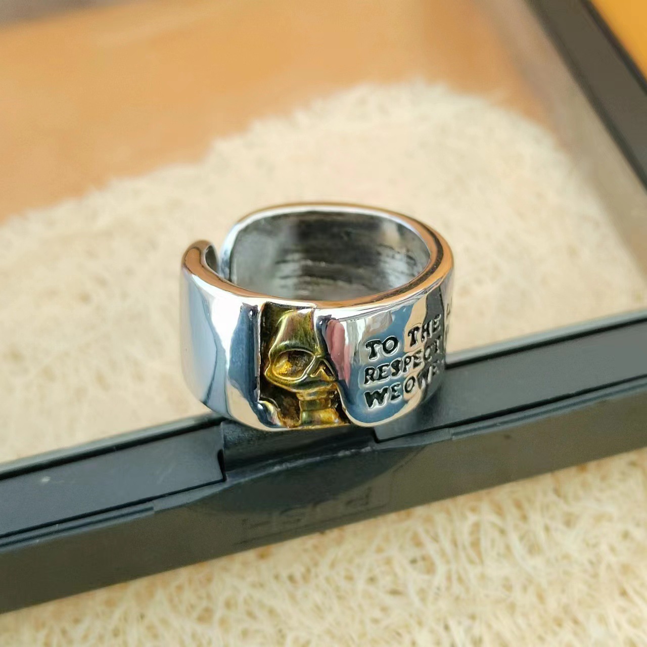 Men's Retro Skull Ring Men's Trendy Distinctive Hip-Hop Niche Design ...