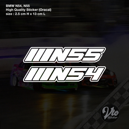 BMW N54 / N55 Sticker / Decal (High Quality Sticker | Lazada