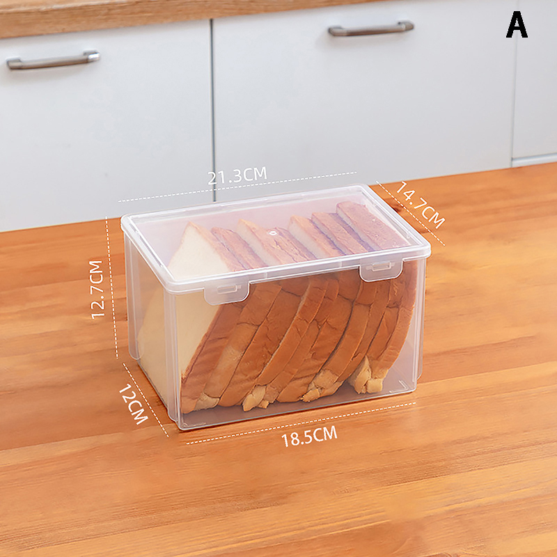 Bread Container Storage Box Kitchen Dispenser Bread Boxes Baking Bread ...