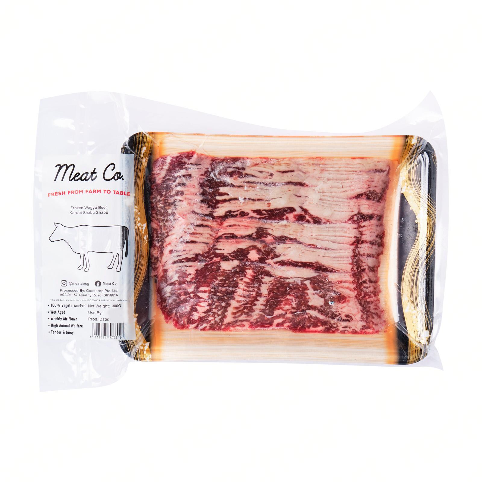 Meat Co. Wagyu Beef Karubi Shabu Shabu - Frozen | Lazada Singapore